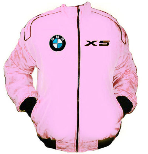 Race Car Jackets. BMW X5 Racing Jacket Light Pink