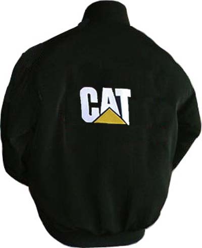 Race Car Jackets. CAT Racing Jacket Black