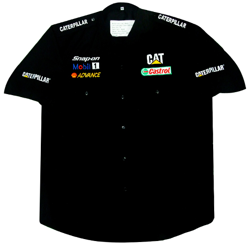 Race Car Jackets. CAT Caterpillar Bulldozer Racing Jacket Black