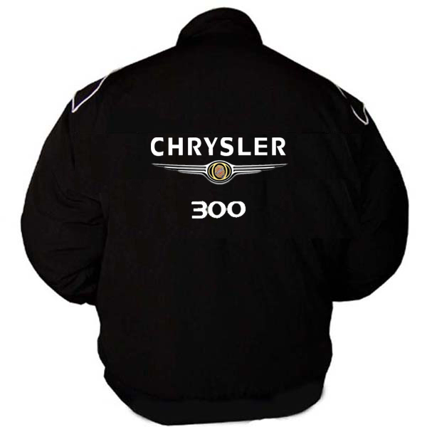 Race Car Jackets. Chrysler Mopar 300 Racing Jacket Black