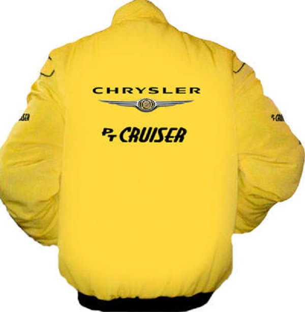 Race Car Jackets. Chrysler PT Cruiser Racing Jacket Yellow