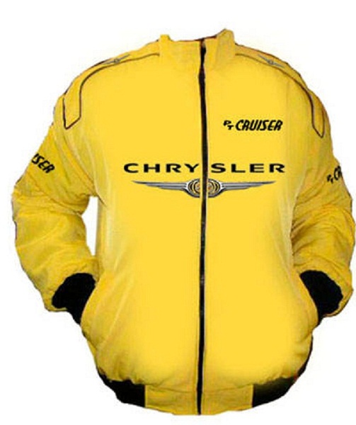 Race Car Jackets. Chrysler PT Cruiser Racing Jacket Yellow