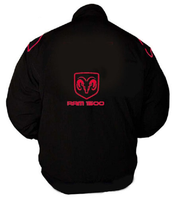 Race Car Jackets. Dodge Ram Racing Jacket Black