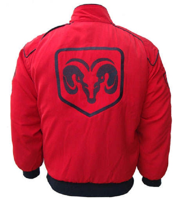 Race Car Jackets. Dodge Sport Racing Jacket Red