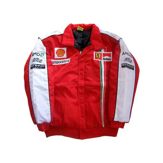 Ferrari Team Jacket Red & White