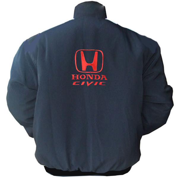 Race Car Jackets. Honda Civic Racing Jacket Dark Blue