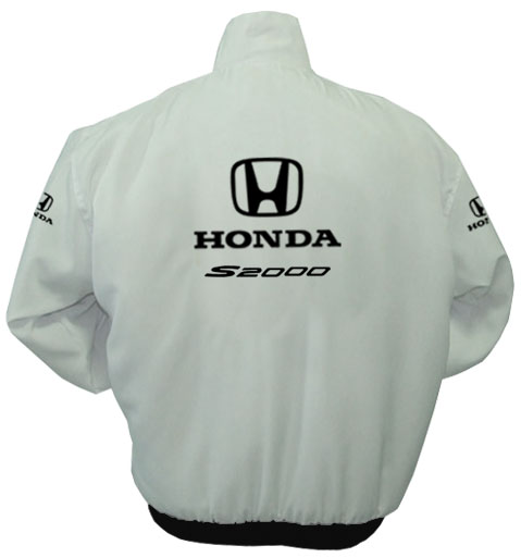Race Car Jackets. Honda S2000 Racing Jacket White