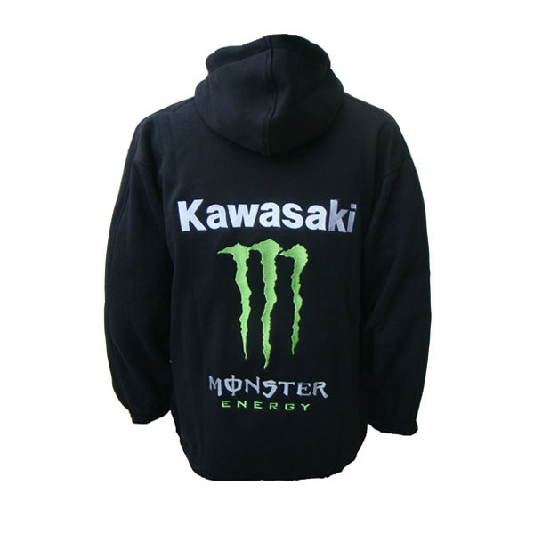 Race Car Jackets. Kawasaki Monster Energy Hoodie Sweatshirt