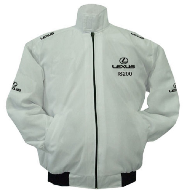 Race Car Jackets. Lexus IS200 Racing Jacket White