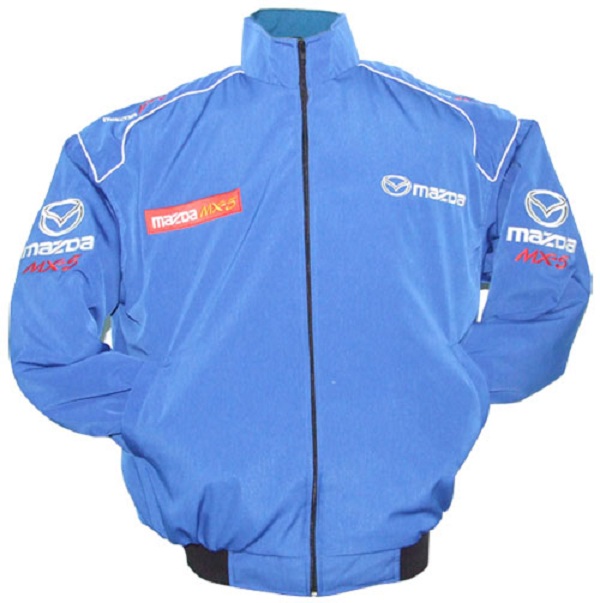 Race Car Jackets. Mazda MX-5 Racing Jacket Blue
