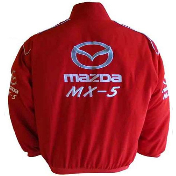 Race Car Jackets. Mazda MX-5 Racing Jacket Red
