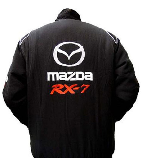 Race Car Jackets. Mazda RX-7 Racing Jacket Black