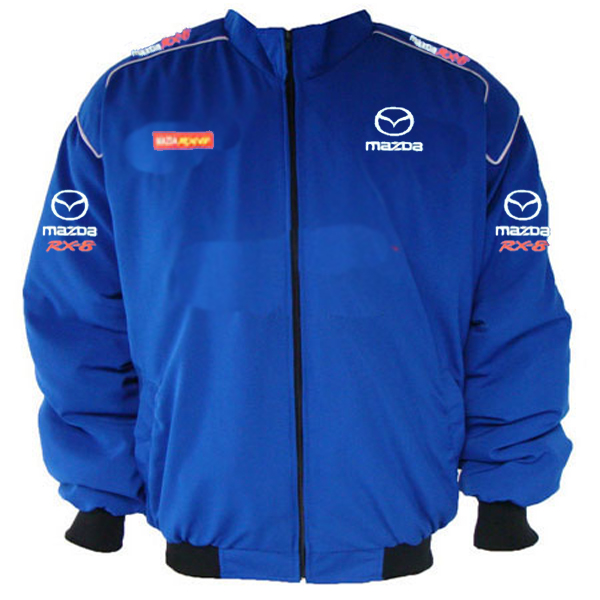 Race Car Jackets. Mazda RX-8 Racing Jacket Blue