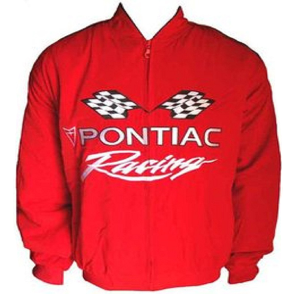 Race Car Jackets. Pontiac Racing Jacket Red