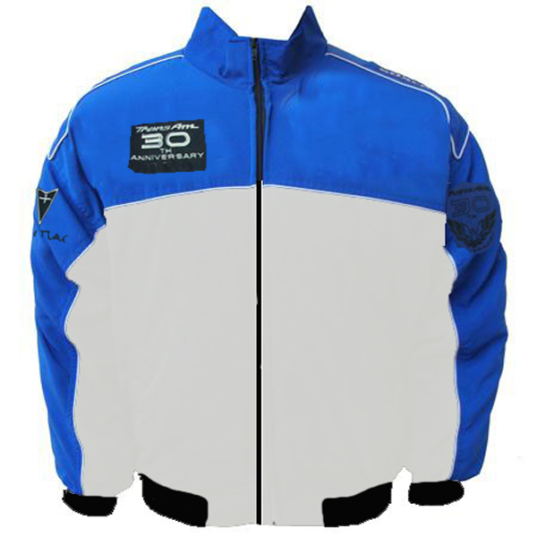 Race Car Jackets. Pontiac Trans Am 30th Anniversary Racing Jacket Royal ...