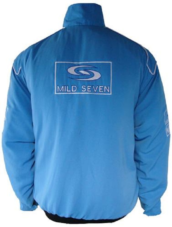 Race Car Jackets. Renault F1 Racing Jacket Light Blue