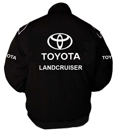 Race Car Jackets. Toyota LandCruiser Racing Jacket Black
