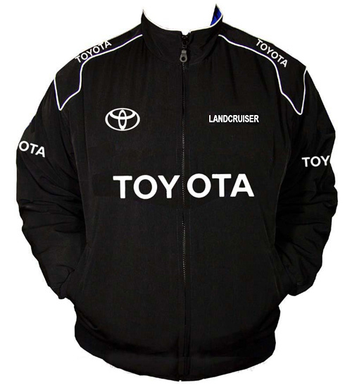 Race Car Jackets. Toyota LandCruiser Racing Jacket Black