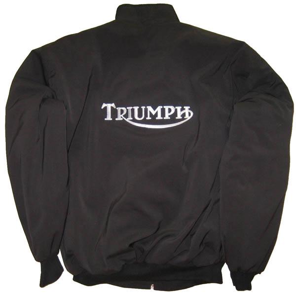 Race Car Jackets. Triumph Bonneville Motorcycle Jacket Black
