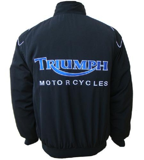 Race Car Jackets. Triumph Motorcycle Jacket Black