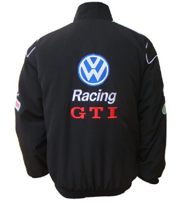 Race Car Jackets. VW Volkswagen GTI TNT Racingline Racing Jacket Black