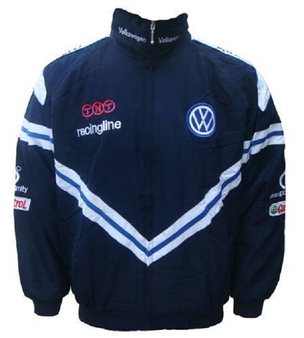 Race Car Jackets. VW Volkswagen Racingline Racing Jacket Navy Blue