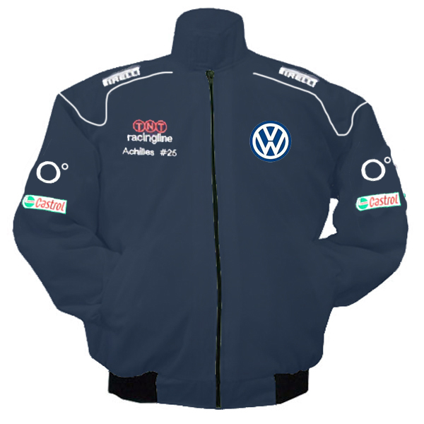 Race Car Jackets. VW Volkswagen TNT Racingline Racing Jacket Dark Blue