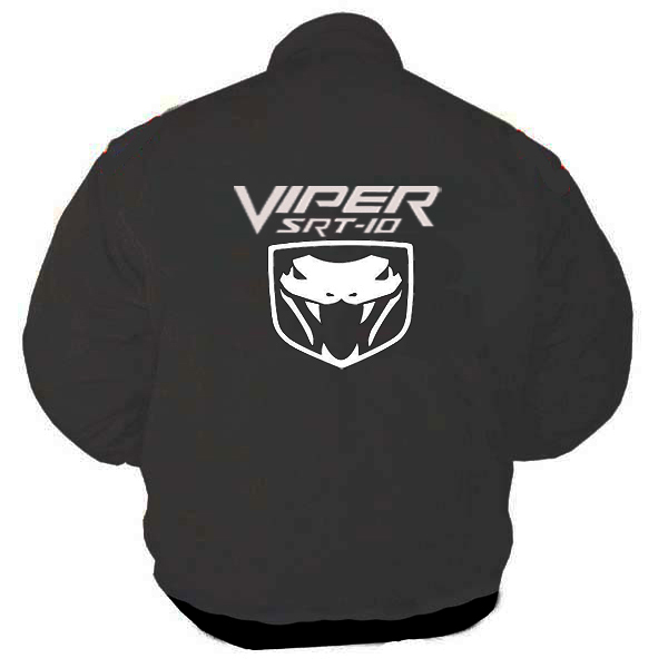 Race Car Jackets. Viper SRT-10 Racing Jacket Dark Gray