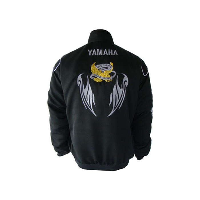 Race Car Jackets. Yamaha DragStar Motorcycle Jacket Black
